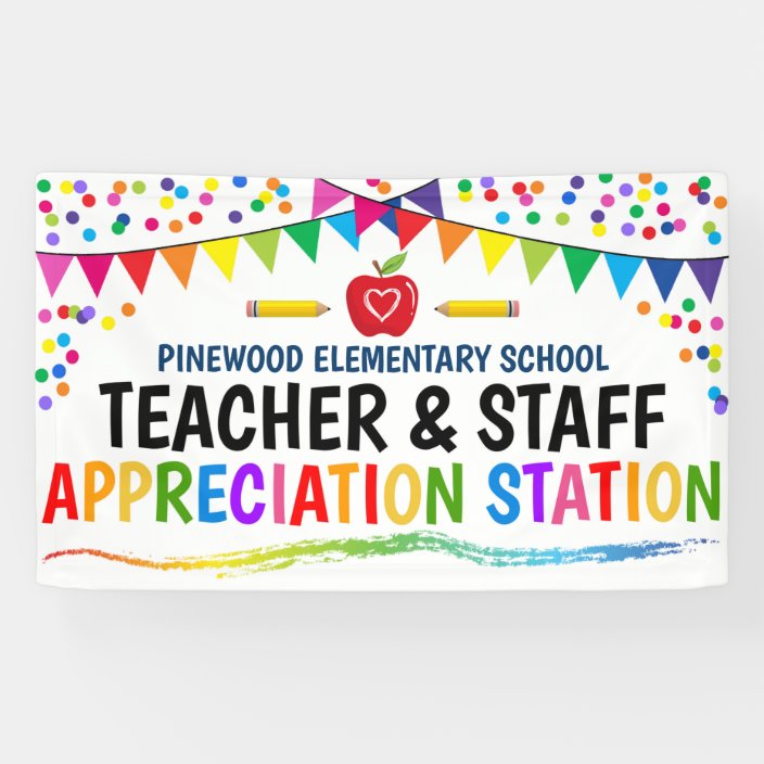 Appreciation Station School Teacher Thank You Sign | Zazzle.com