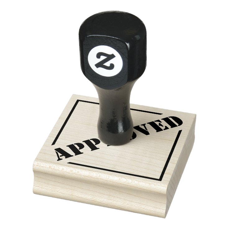 Approved Custom Rubber Stamp | Zazzle
