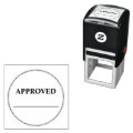 Approved round seal approval business docs self-inking stamp | Zazzle