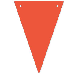 Apricot Orange Bunting Banner Flags | Zazzle