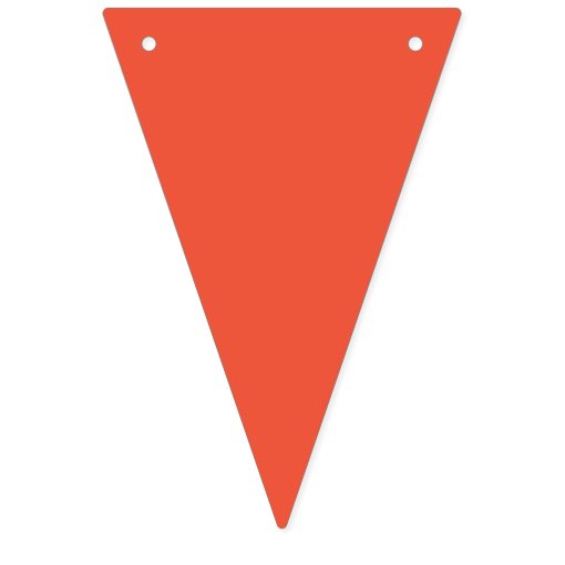 Apricot Orange Bunting Banner Flags | Zazzle