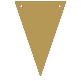 Apricot Orange Bunting Banner Flags | Zazzle