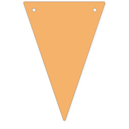 Apricot Orange Bunting Banner Flags | Zazzle