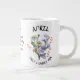 APRIL Birth Month Flower Christian Custom Name Giant Coffee Mug | Zazzle