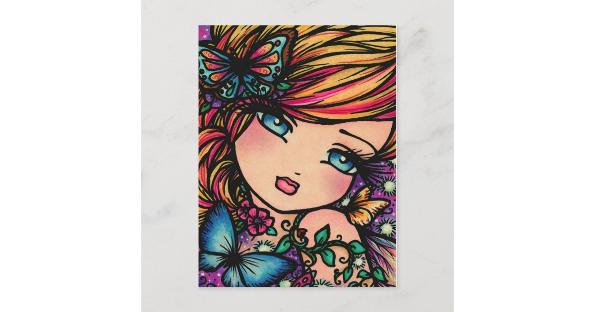 April Fairy Postcard | Zazzle
