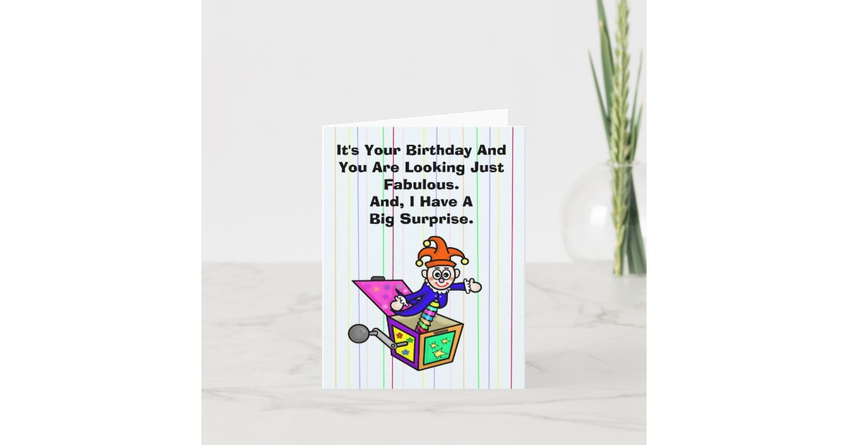 April Fool's Day Birthday Card | Zazzle