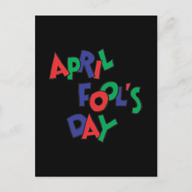 April Fools Day Postcard | Zazzle