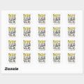 April is my Birthday Month, Celebrate in April Square Sticker | Zazzle