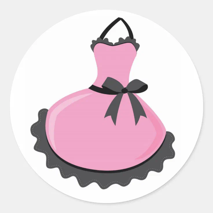 Apron Stickers/Seals Classic Round Sticker | Zazzle