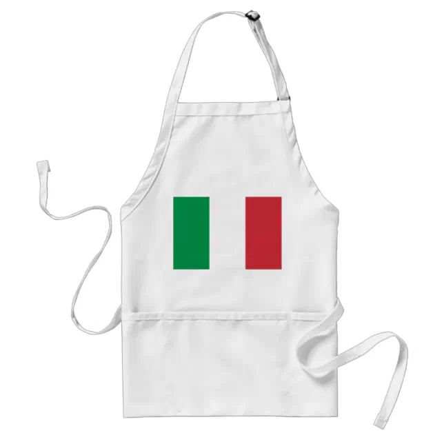 Apron with Flag of Italy | Zazzle