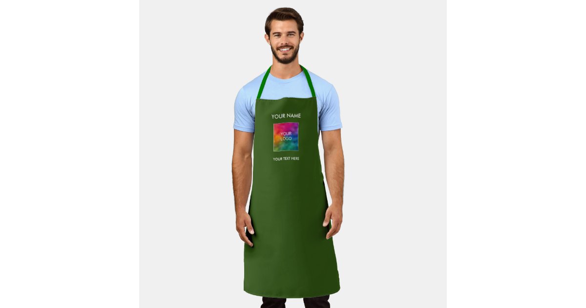 Aprons Custom Logo Business Company Template | Zazzle
