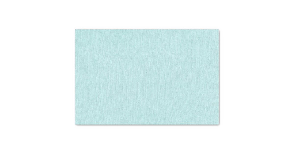 Aqua blue linen printed texture tissue paper | Zazzle