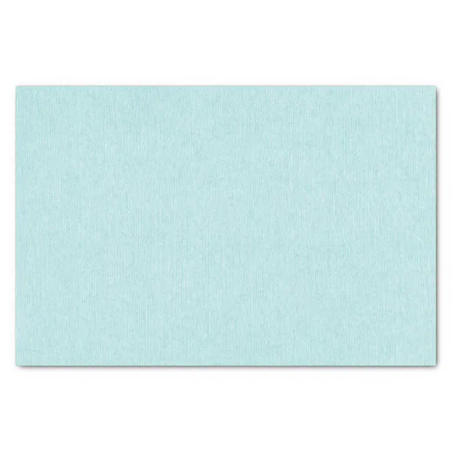 Aqua blue linen printed texture tissue paper | Zazzle