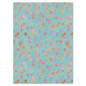 Aqua Blue Pink Purple Gold Glitter Mermaid Tissue Paper | Zazzle