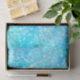 Aqua blue water ripples water textures cool modern tissue paper | Zazzle
