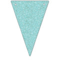 Aqua Glitter Mermaid Party Bunting Banner | Zazzle