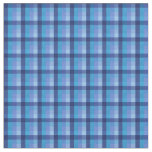 Marine Tartan Fabric | Zazzle