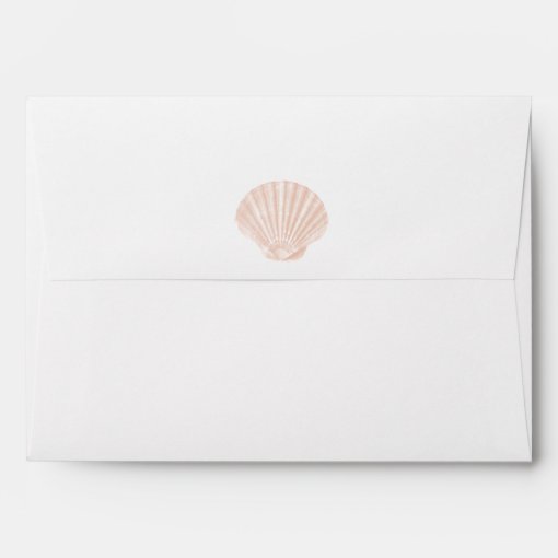 Aqua Mermaid Scales | Seashell Envelope | Zazzle