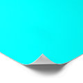 Aqua (solid color) poster | Zazzle