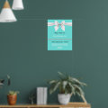 Aqua Teal Tiffany Birthday Party Welcome Sign | Zazzle