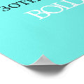 Aqua Teal Tiffany Birthday Party Welcome Sign | Zazzle