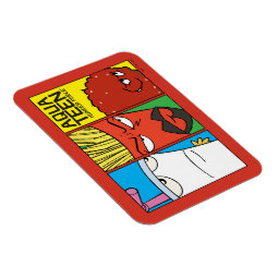 Aqua Teen Hunger Force Character Panel Graphic Magnet | Zazzle
