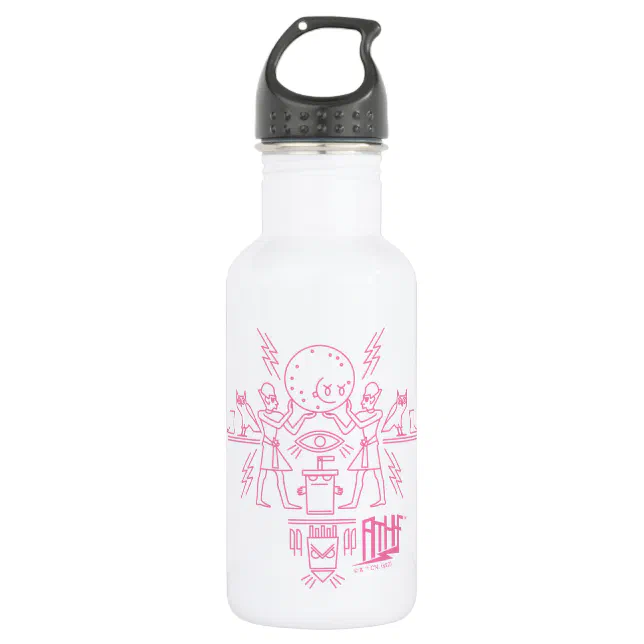 Aqua Teen Hunger Force Hieroglyphics Stainless Steel Water Bottle | Zazzle