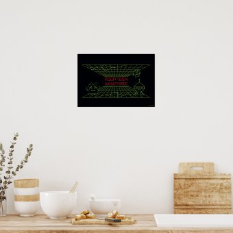Aqua Teen Hunger Force Mooninites Game Logo Poster | Zazzle