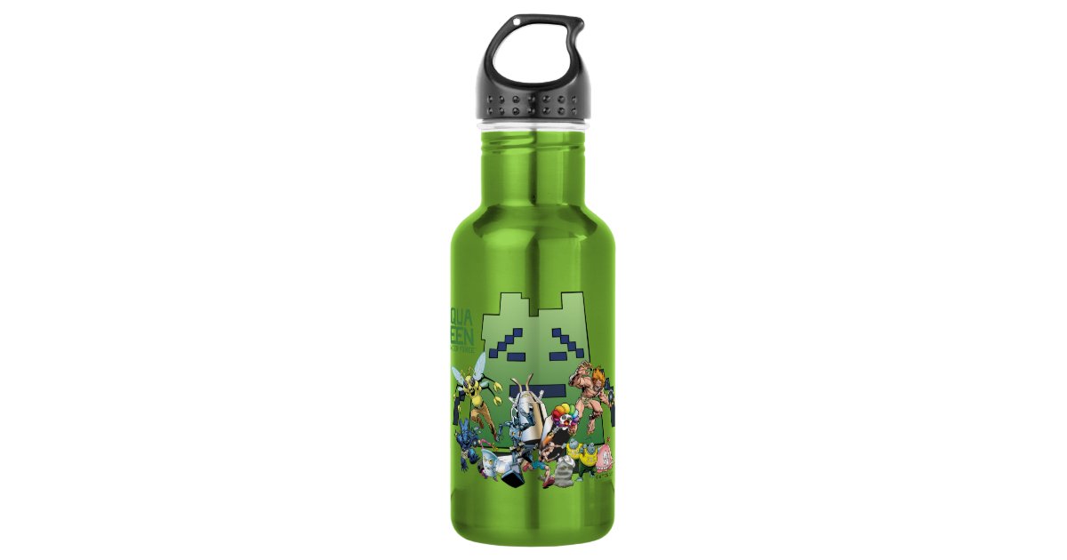 Aqua Teen Hunger Force Villains Stainless Steel Water Bottle | Zazzle