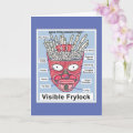 Aqua Teen Hunger Force Visible Frylock Poster Card | Zazzle