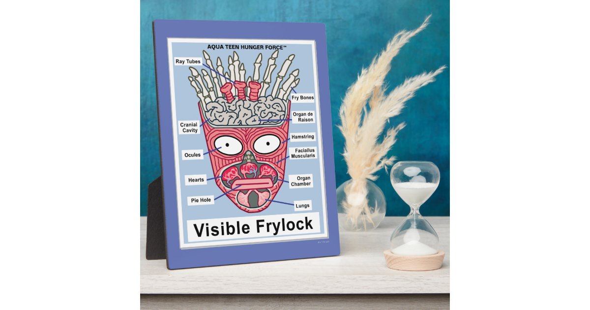 Aqua Teen Hunger Force Visible Frylock Poster Plaque | Zazzle