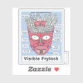 Aqua Teen Hunger Force Visible Frylock Poster Sticker | Zazzle