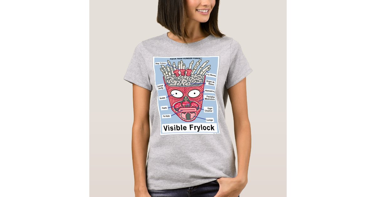 Aqua Teen Hunger Force Visible Frylock Poster T-Shirt | Zazzle