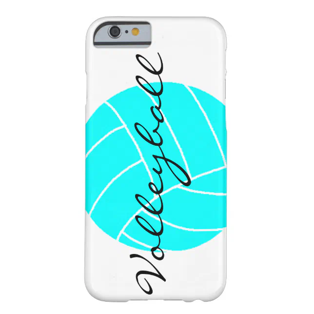 Aqua Volleyball iPhone Case [CUSTOMIZE IT!] | Zazzle