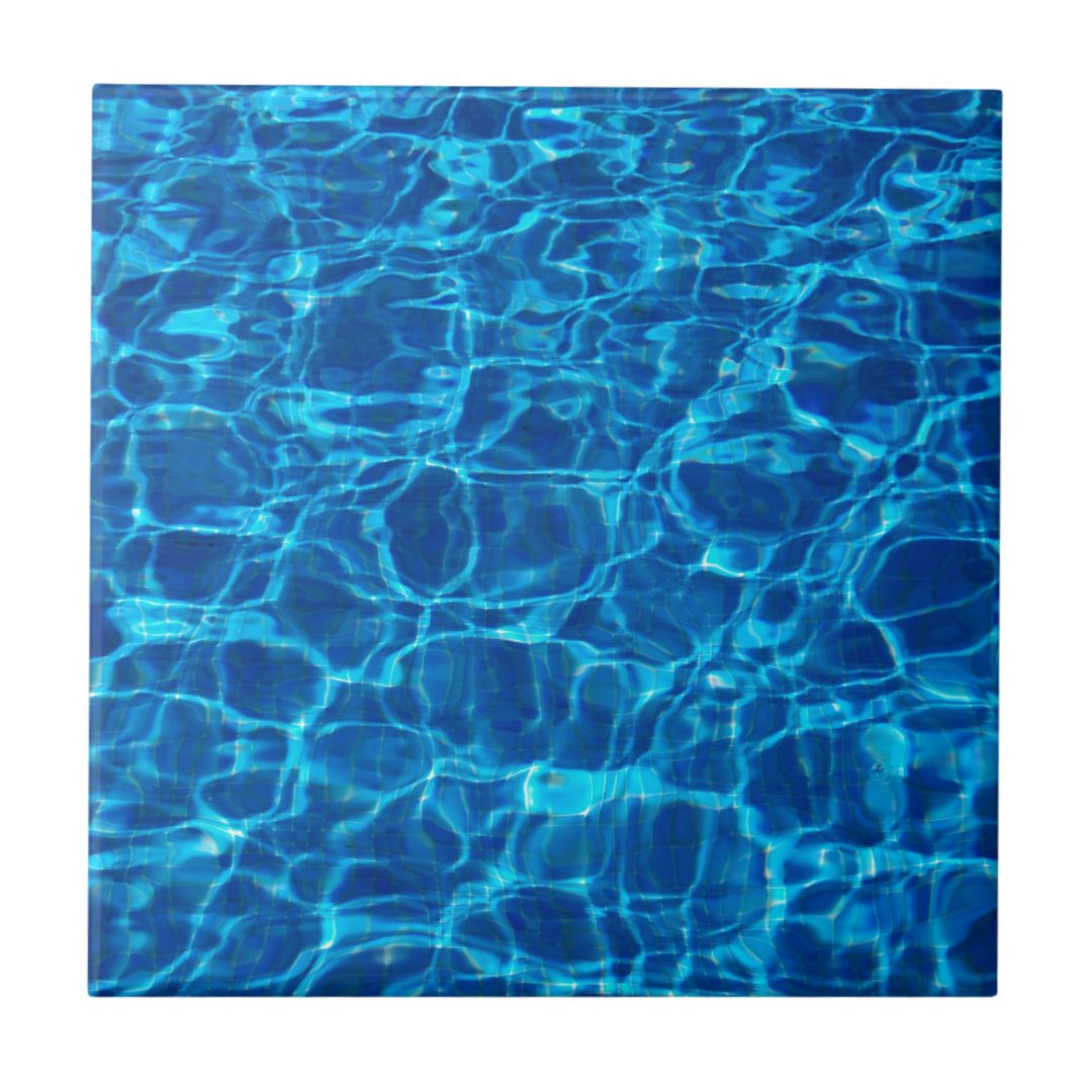 Aqua Water Ceramic Tile | Zazzle