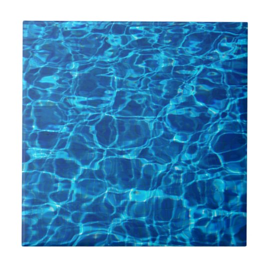 Aqua Water Ceramic Tile | Zazzle.com