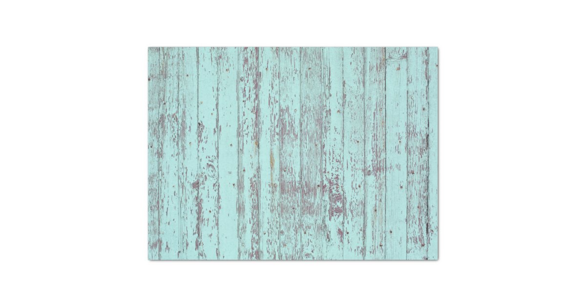 aqua wood tissue paper | Zazzle