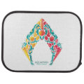 Aquaman | Aquaman & Mera Themed Seashell Logo Car Floor Mat | Zazzle