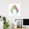 Aquaman | Aquaman & Mera Themed Seashell Logo Poster | Zazzle
