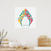 Aquaman | Aquaman & Mera Themed Seashell Logo Poster | Zazzle