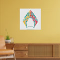 Aquaman | Aquaman & Mera Themed Seashell Logo Poster | Zazzle
