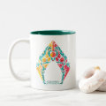 Aquaman | Aquaman & Mera Themed Seashell Logo Two-Tone Coffee Mug | Zazzle