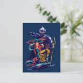 Aquaman | King Orm Versus Mera & Aquaman Postcard | Zazzle