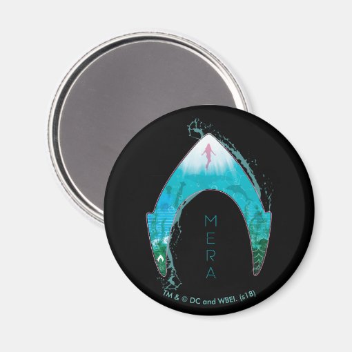 Aquaman | See Through Mera Symbol Ocean Graphic Magnet | Zazzle