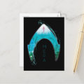 Aquaman | See Through Mera Symbol Ocean Graphic Postcard | Zazzle