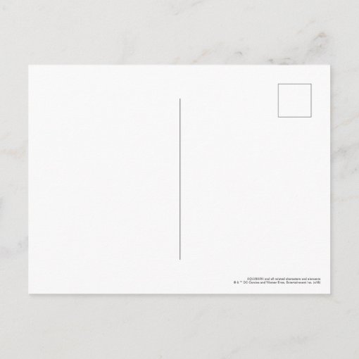 Aquaman | See Through Mera Symbol Ocean Graphic Postcard | Zazzle