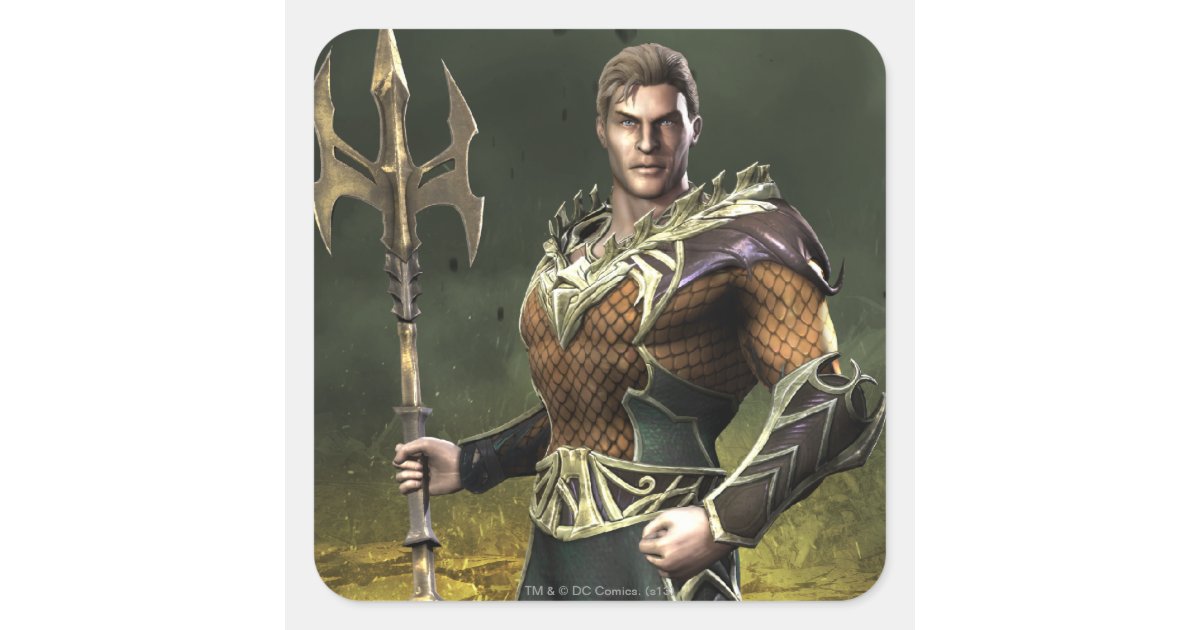 Aquaman Square Sticker | Zazzle