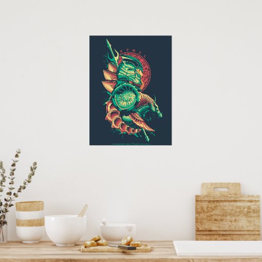 Aquaman | Xebel King Nereus Graphic Poster | Zazzle