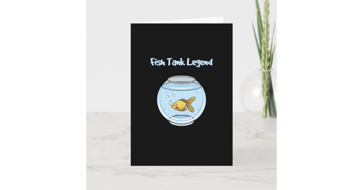 Aquarium Keeper - Fish Tank Legend Card | Zazzle