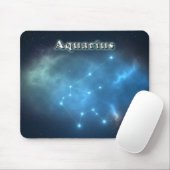 Aquarius constellation mouse pad | Zazzle